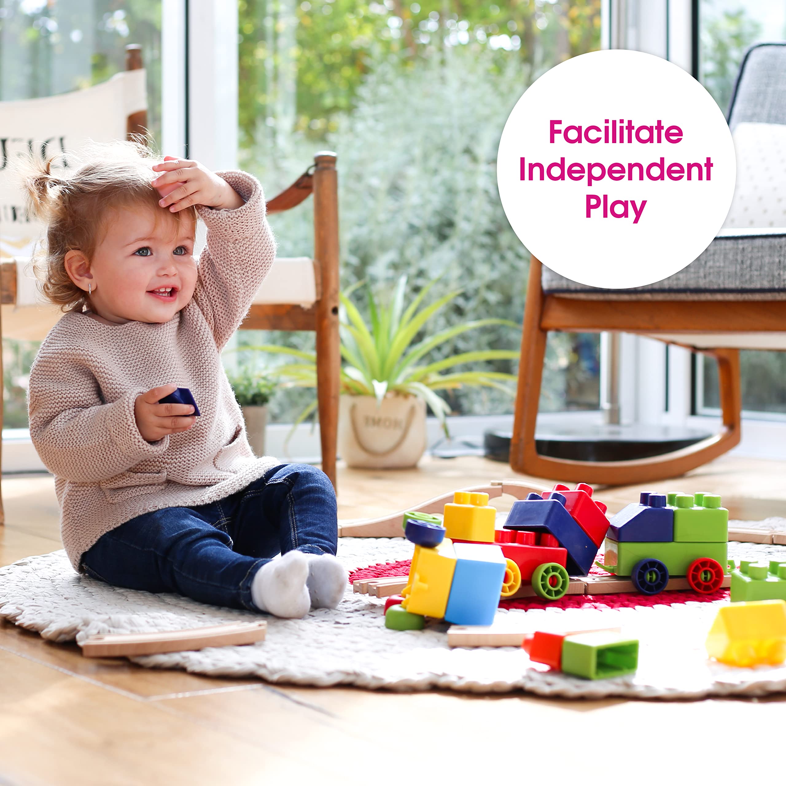Edushape Mini Edu-Train, 30 Piece