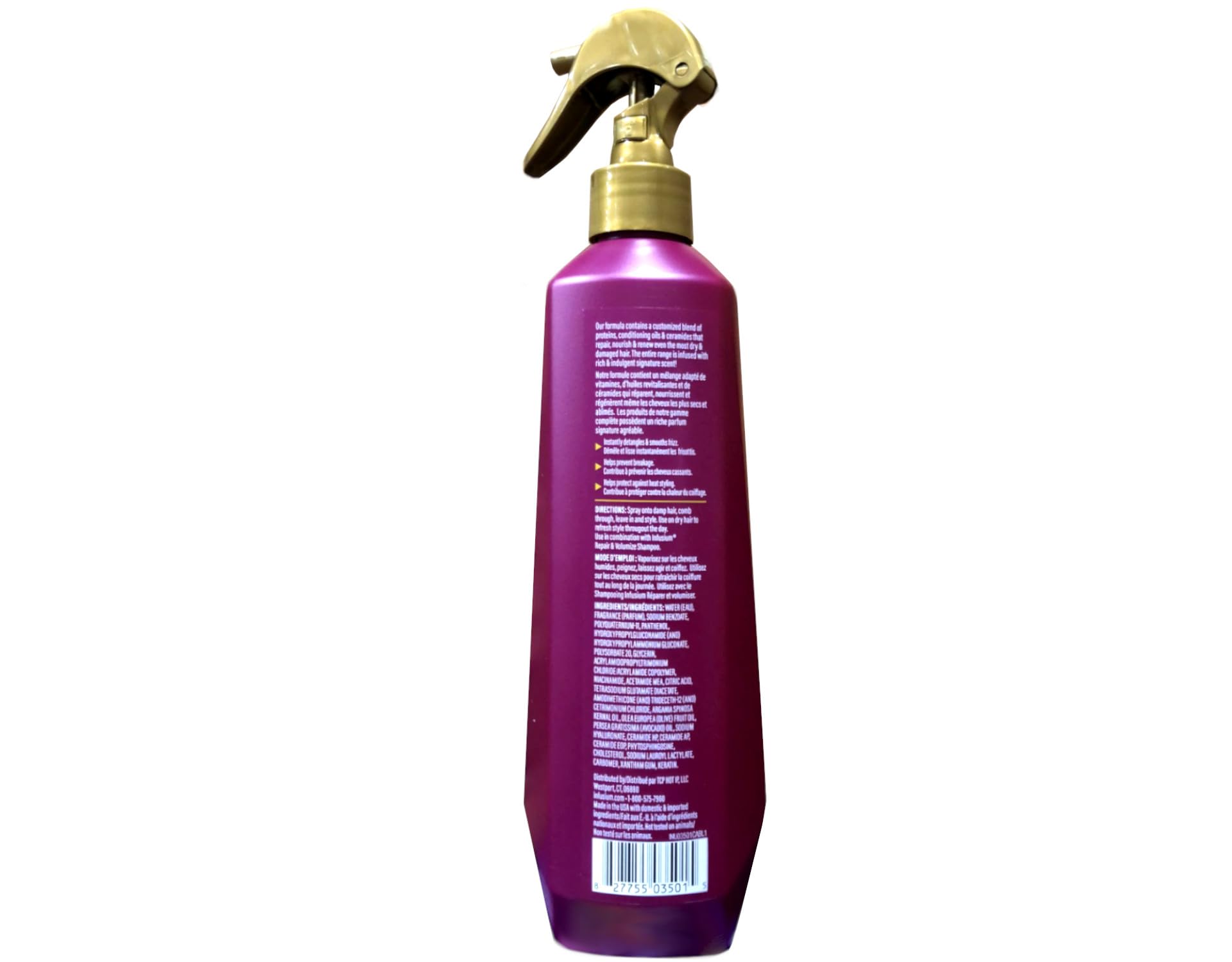 Infusium Moisturize & Replenish Shampoo,Conditioner, 13.5 Oz and Leave in Treatment 13 Oz