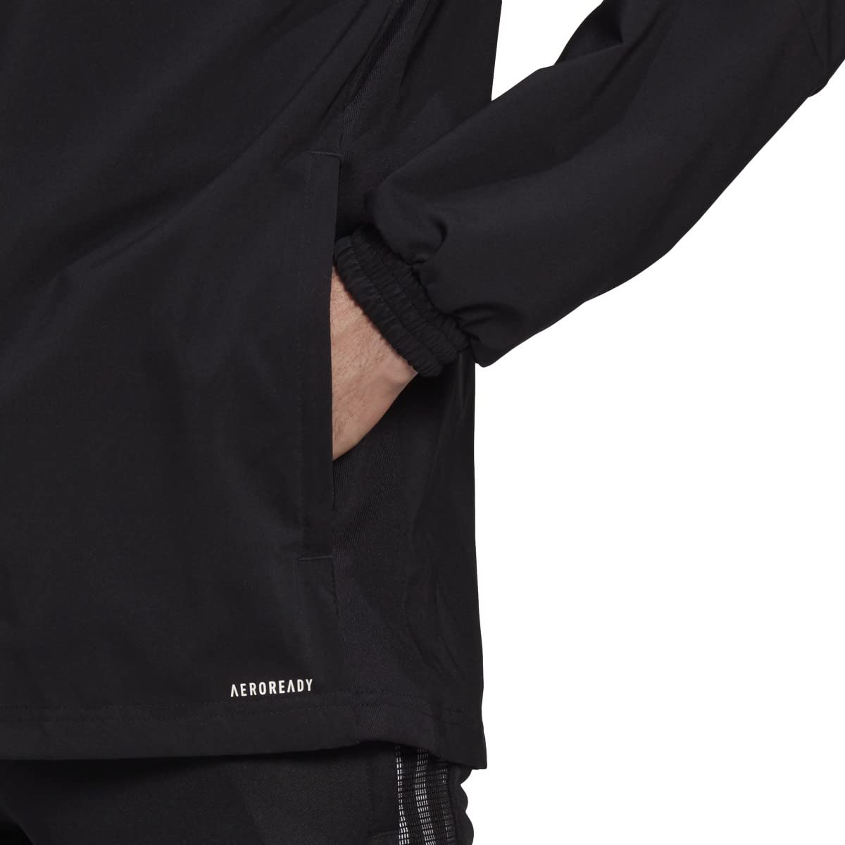 adidas mens Tiro 21 Windbreaker Jacket, Black, Medium US