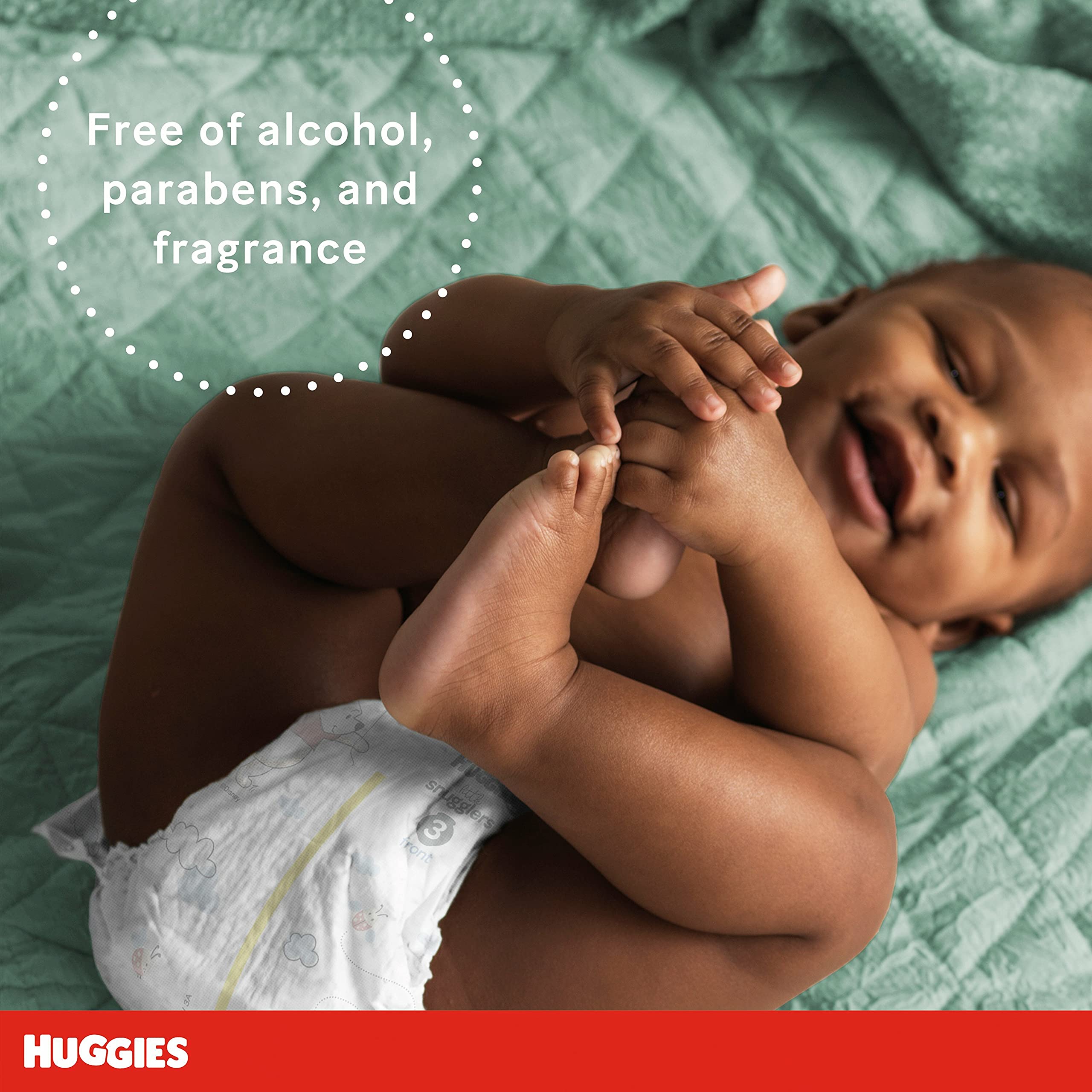 Huggies Natural Care Fragrance Free Baby Wipes Tub, 64 ct