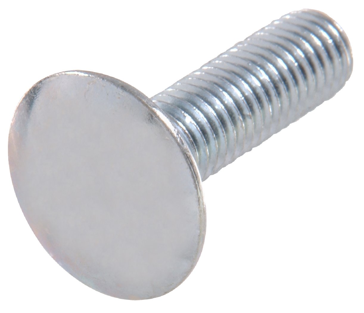 Hillman 45912 Metric Carriage Bolt (M10 x 20 | 1.50 Pitch) Steel, Zinc-Plated, Silver, 10-Pack
