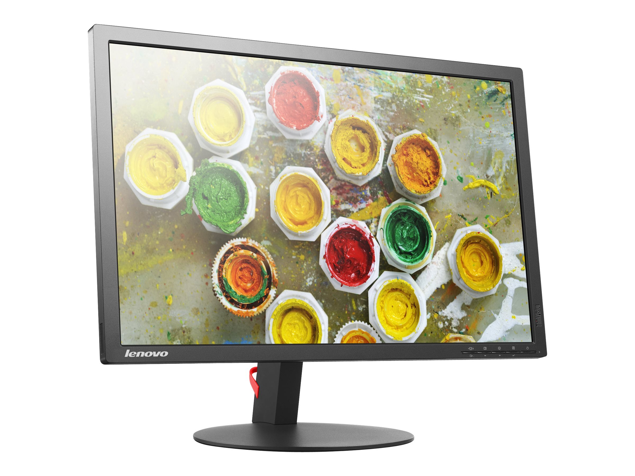 Lenovo 60C9MAR1US ThinkVision T2454p 24'' LED-Backlit LCD Monitor, Black