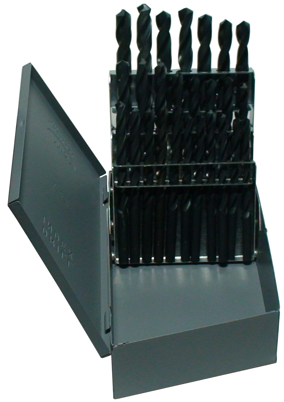 Drill America - DWD26J-SET 26 Piece High Speed Steel Drill Bit Set with Black Oxide Finish (Sizes A - Z), DWDN Series
