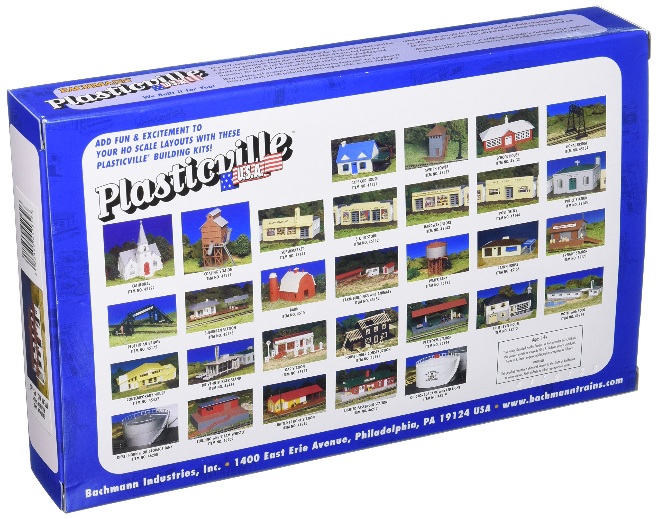 Bachmann Industries Saloon and Barber Shop Set, HO Scale