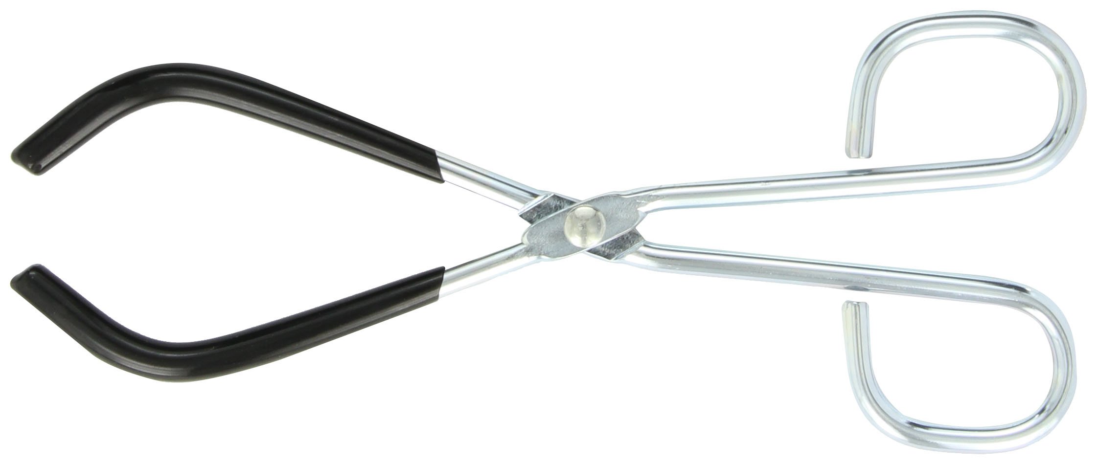 Humboldt H-23422 Cadmium Plated Beaker Tongs with Plastisol Coated Jaws for 50mL to 1,500mL Beakers, 9" Length