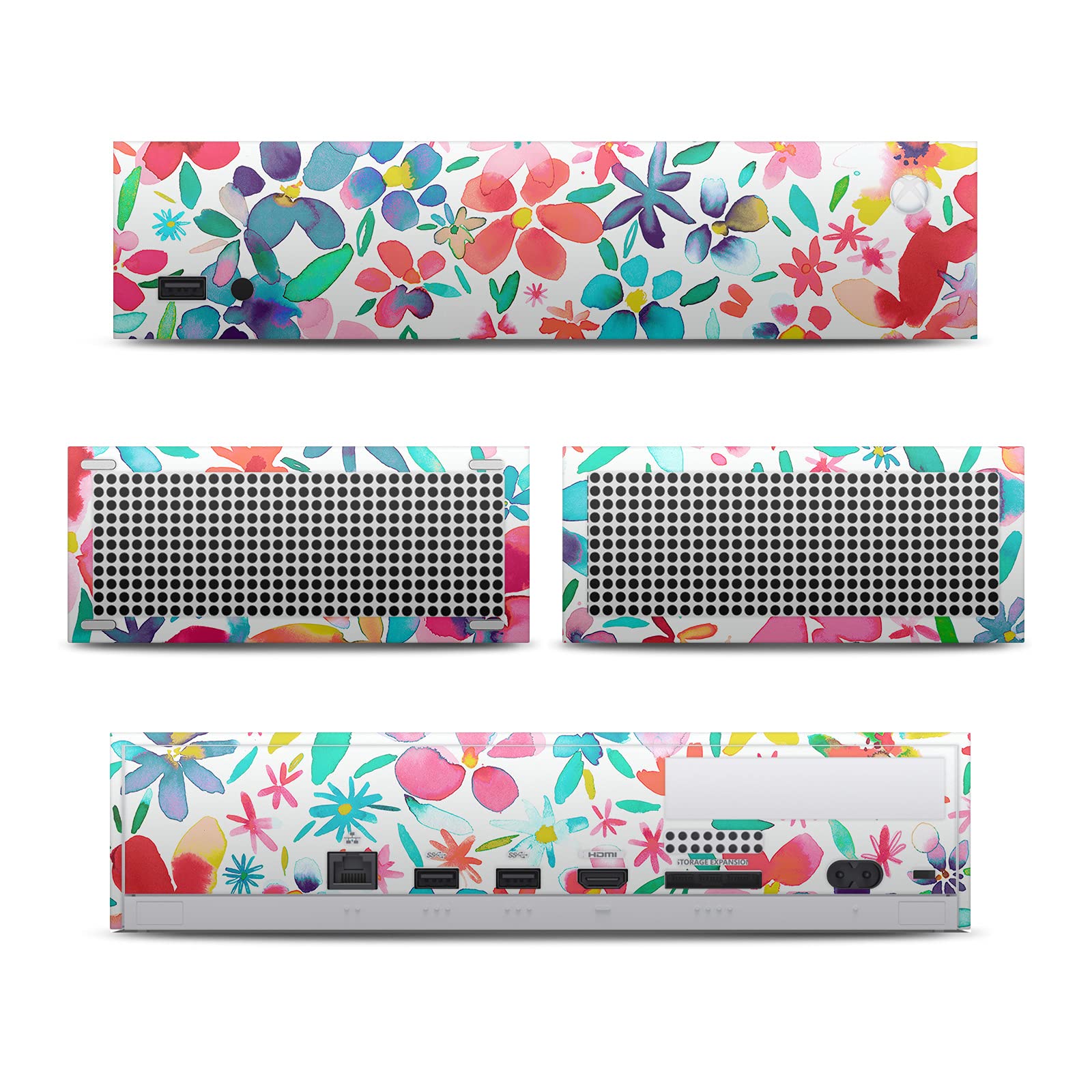 Head Case Designs Officially Licensed Ninola Colorful Petals Spring Art Mix Vinyl Sticker Gaming Skin Decal Cover Compatible With Xbox Series S Console