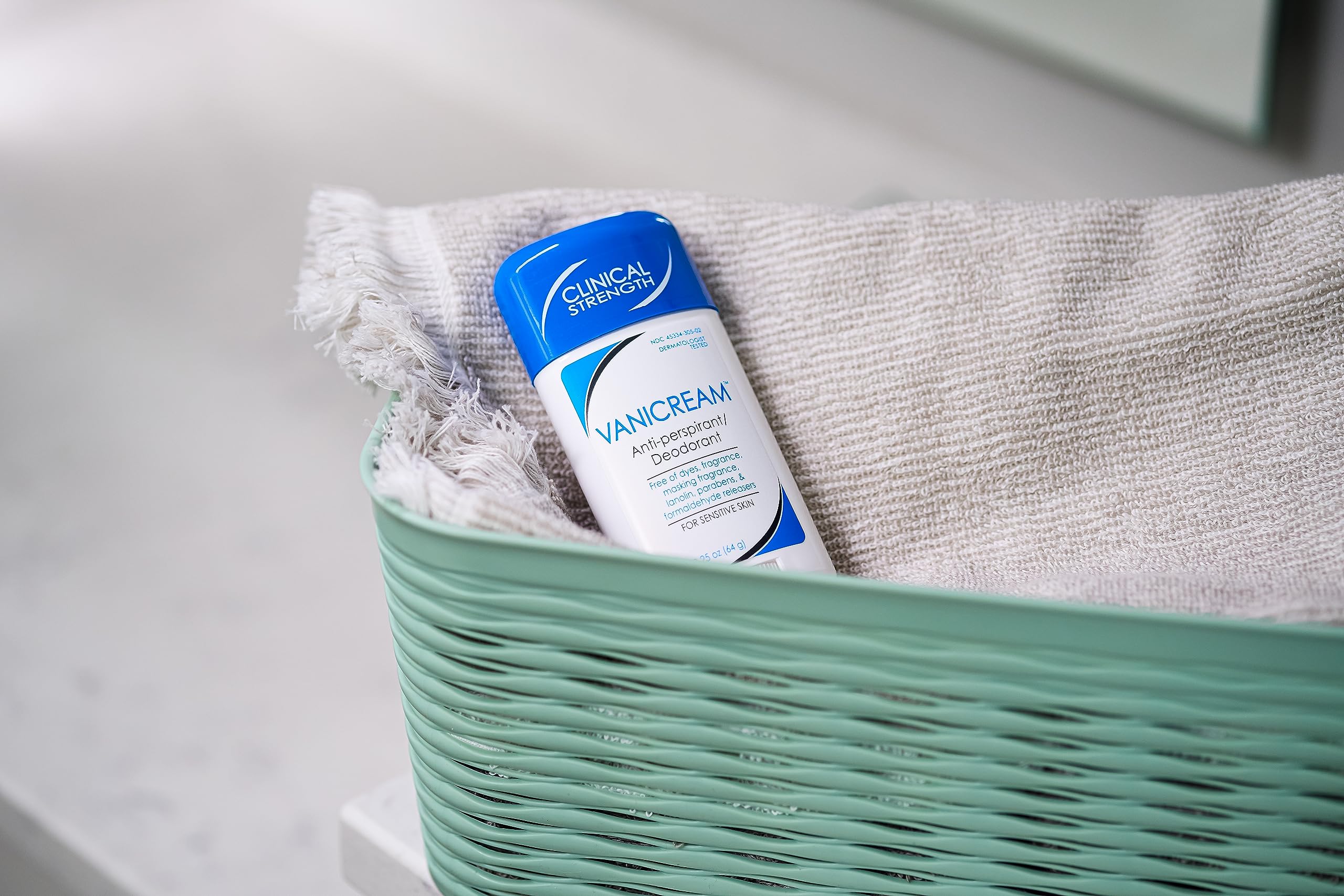 Vanicream Anti-Perspirant Deodorant for Sensitive Skin - 2.25 oz - Clinical-Strength Deodorant with 24-Hour Protection - Unscented