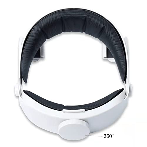Adjustable Head Strap for Meta Quest 2,Replace Elite Strap Maintain Balance Comfortable and Pressure Reduce Cushion Headwear for Oculus Quest 2 VR, Ergonomic and Practical