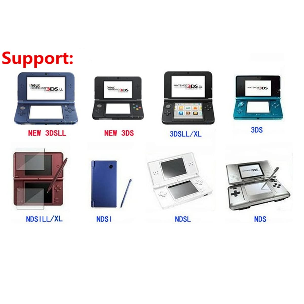 DS Games 208 in 1 DS Games NDS Games Playing Card Super Combo Cartridge for DS NDS NDSL NDSi 3DS 2DS XL New