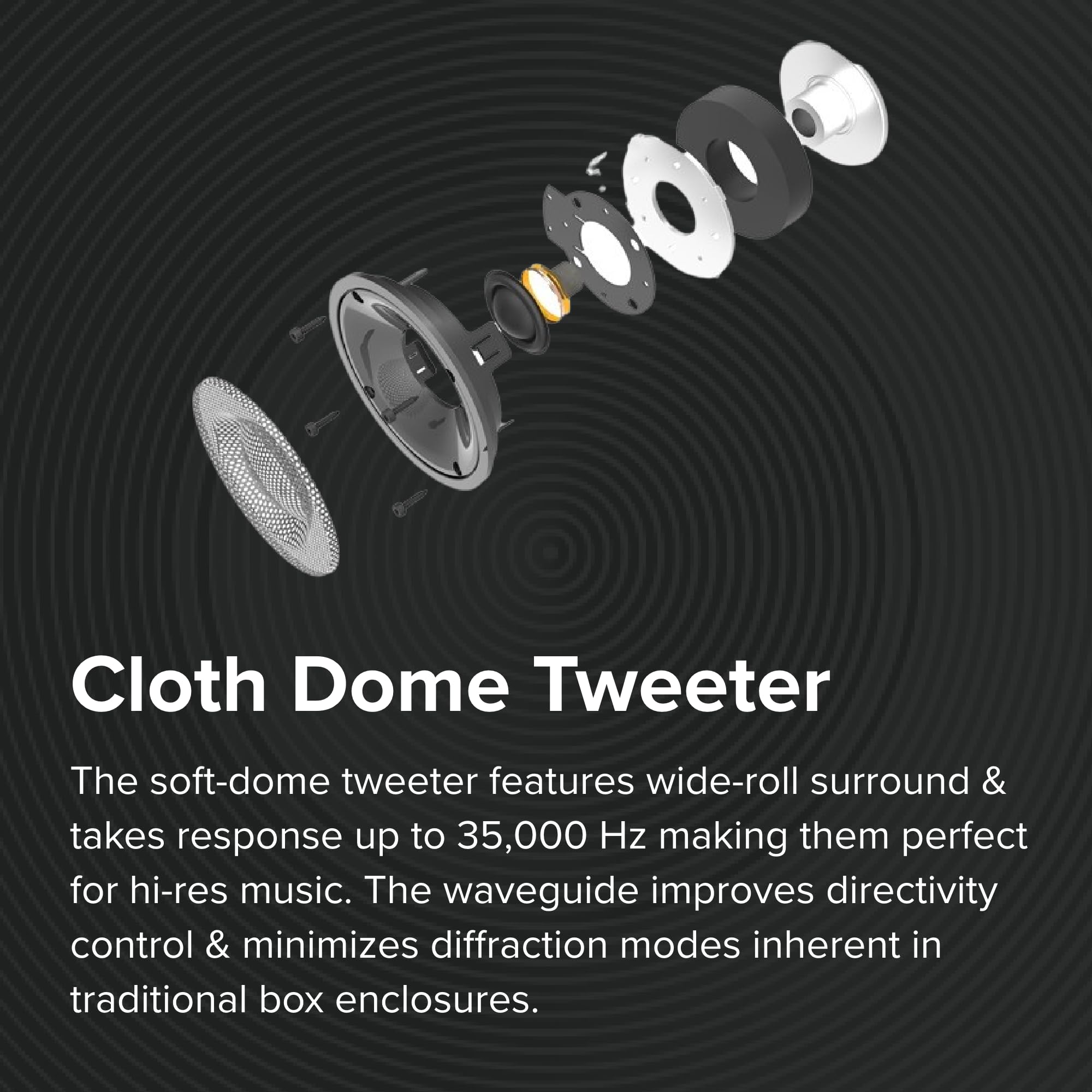 ELAC Debut 2.0 B5.2 Bookshelf Speakers, Black (Pair) - 1β Cloth Dome Tweeter & 5.25β Aramid Fiber Woofer - 2-Way Bass Reflex - Up to 35,000 Hz Response