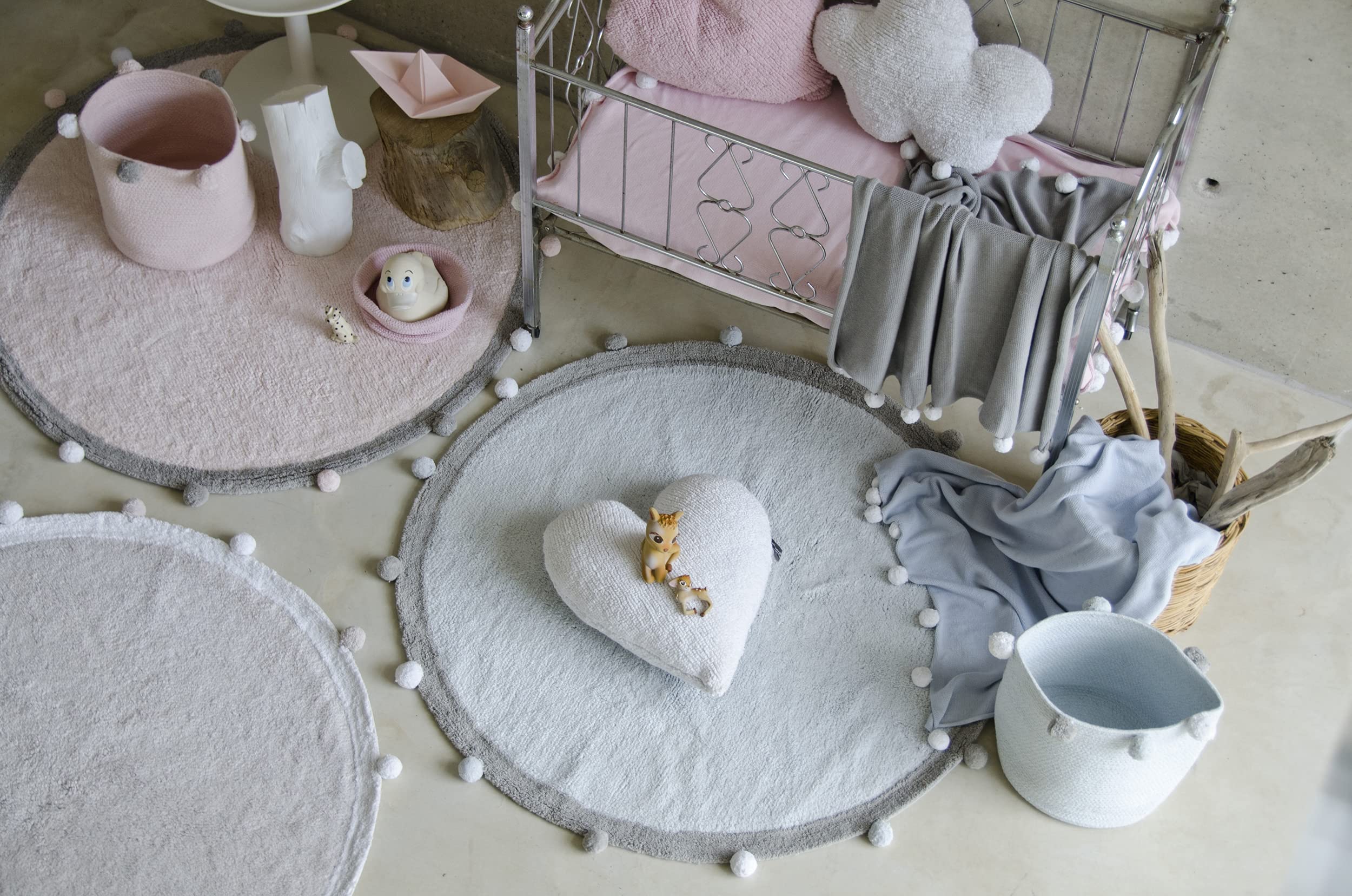 Lorena Canals BSK Baby Bubbly Pink Basket