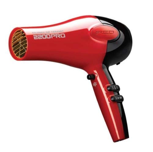 Red by Kiss Tourmaline Ceramic 2200PRO Professional Hair Dryer BD07N