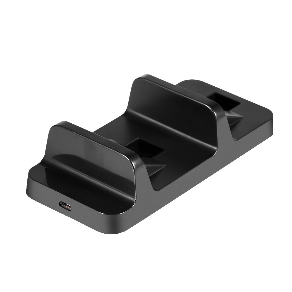 Dual Charging Docking Station, USB Gamepad Charger Stand, with LED Charging Indicator, Convenient and Compact Design, for Playstation 4 Game Controller