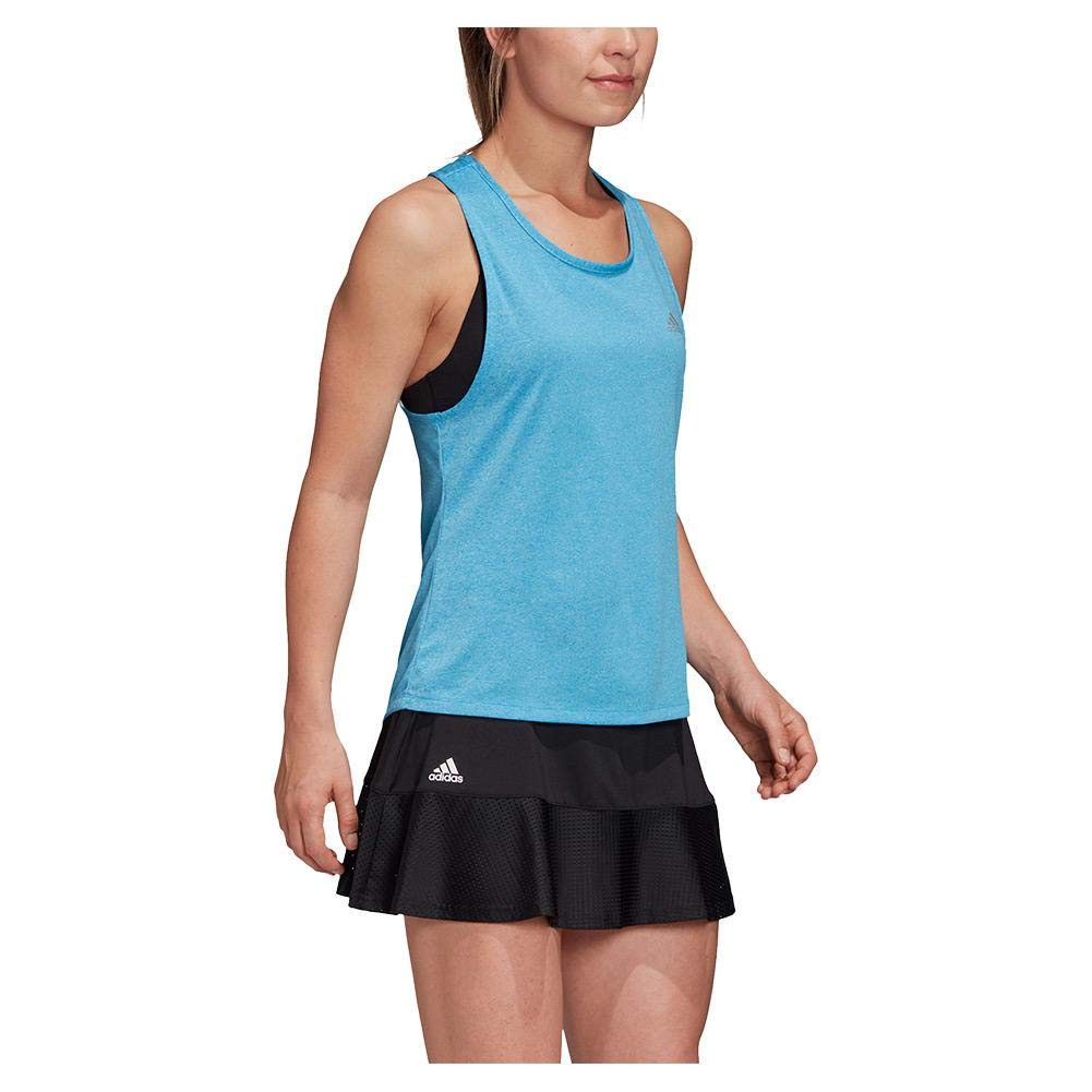adidas Women's Club Tieback Tank Fresh Splash/Matte Silver X-Small