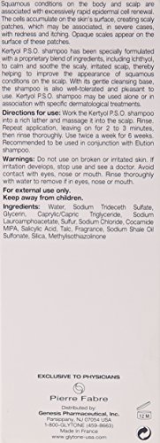 Ducray Kertyol P.S.O. Shampoo, Scalp Prone to Psoriasis, Micronized Sulfur, Salicylic Acid, Soothes Red, Irritated Scalp, 6.7 oz.