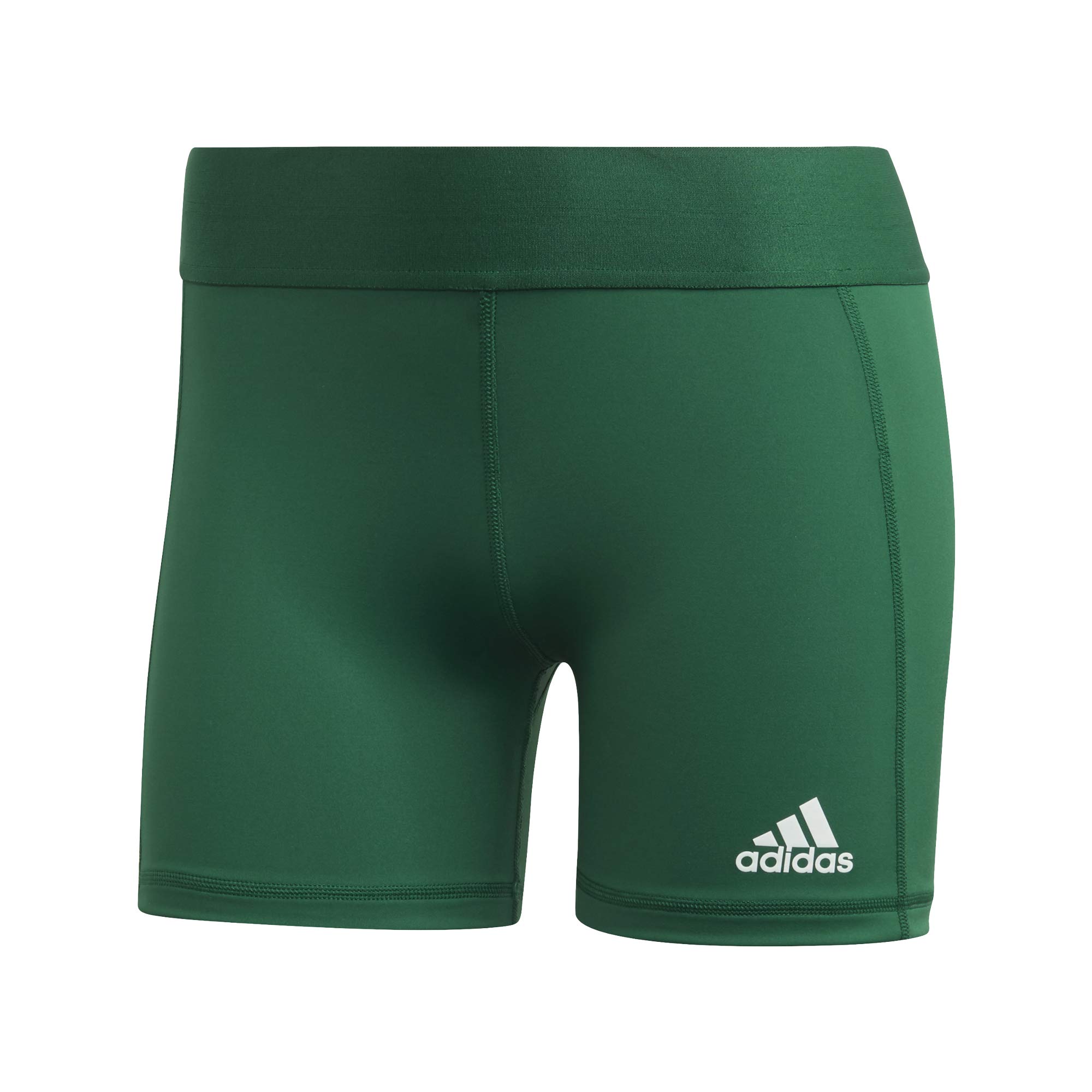 adidas Women's Techfit Volleyball Shorts, Team Dark Green/White, XX-Small 3"