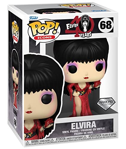 Funko Elvira 40th Anniversary - Elvira Mistress of The Dark Pop! Vinyl Figure (Bundled with Compatible Pop Box Protector Case)