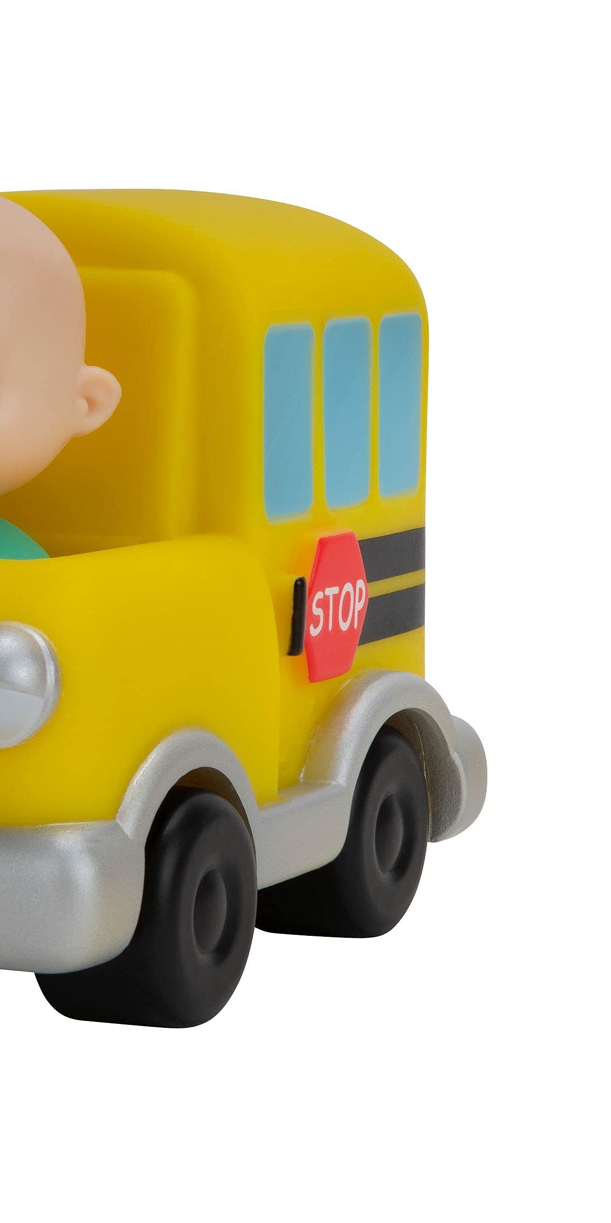 Jazwares Cocomelon JJ Mini Yellow School Bus Little Vehicle Cars