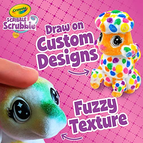 Crayola Scribble Scrubbie Pets Mega Pack (12 Pets), Reusable Pet Care Toy, Dog & Cat Toys for Kids, Holiday Gift for Girls & Boys, 3+
