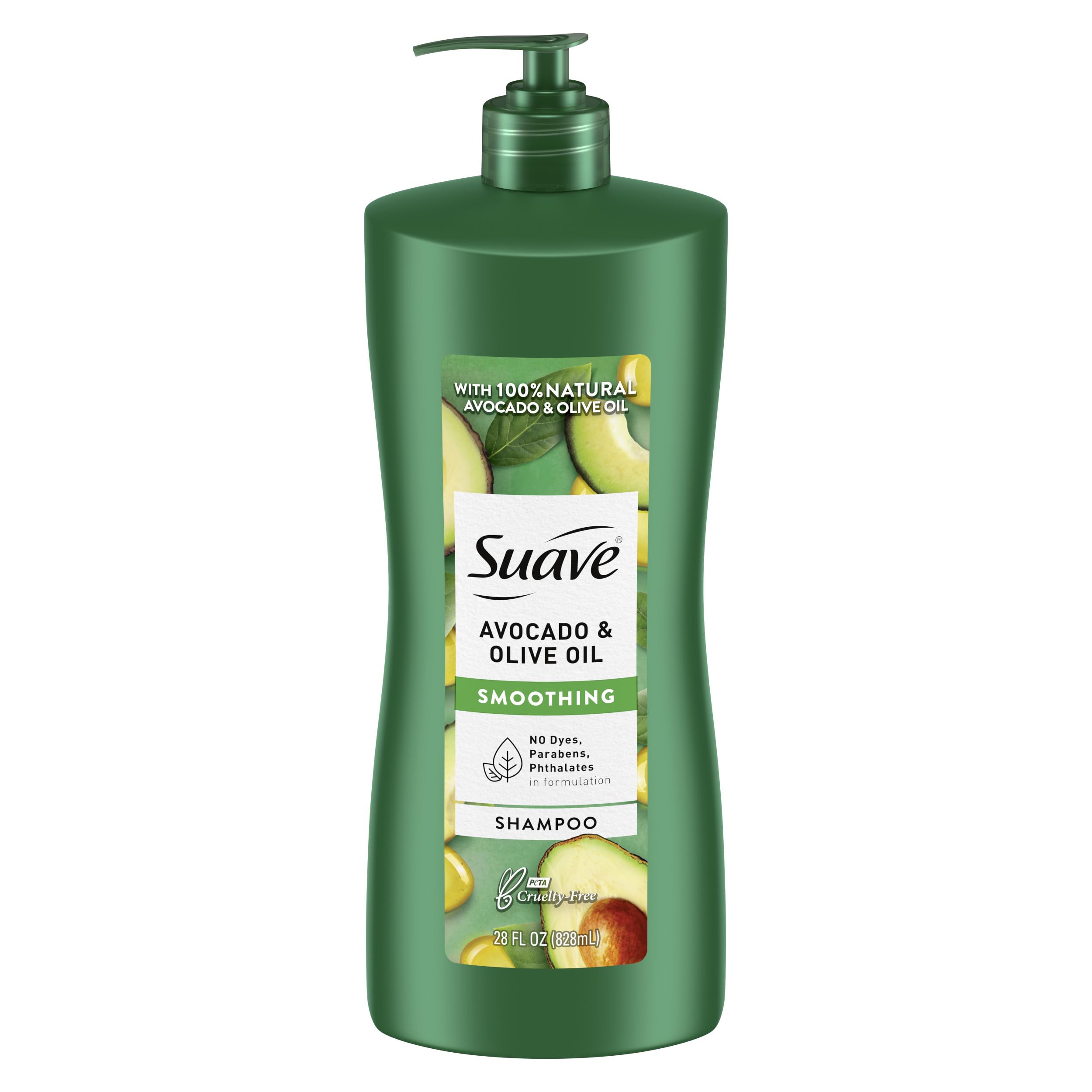 Suave Professionals Shampoo Avocado + Olive Oil, 28 oz, Pack of 4