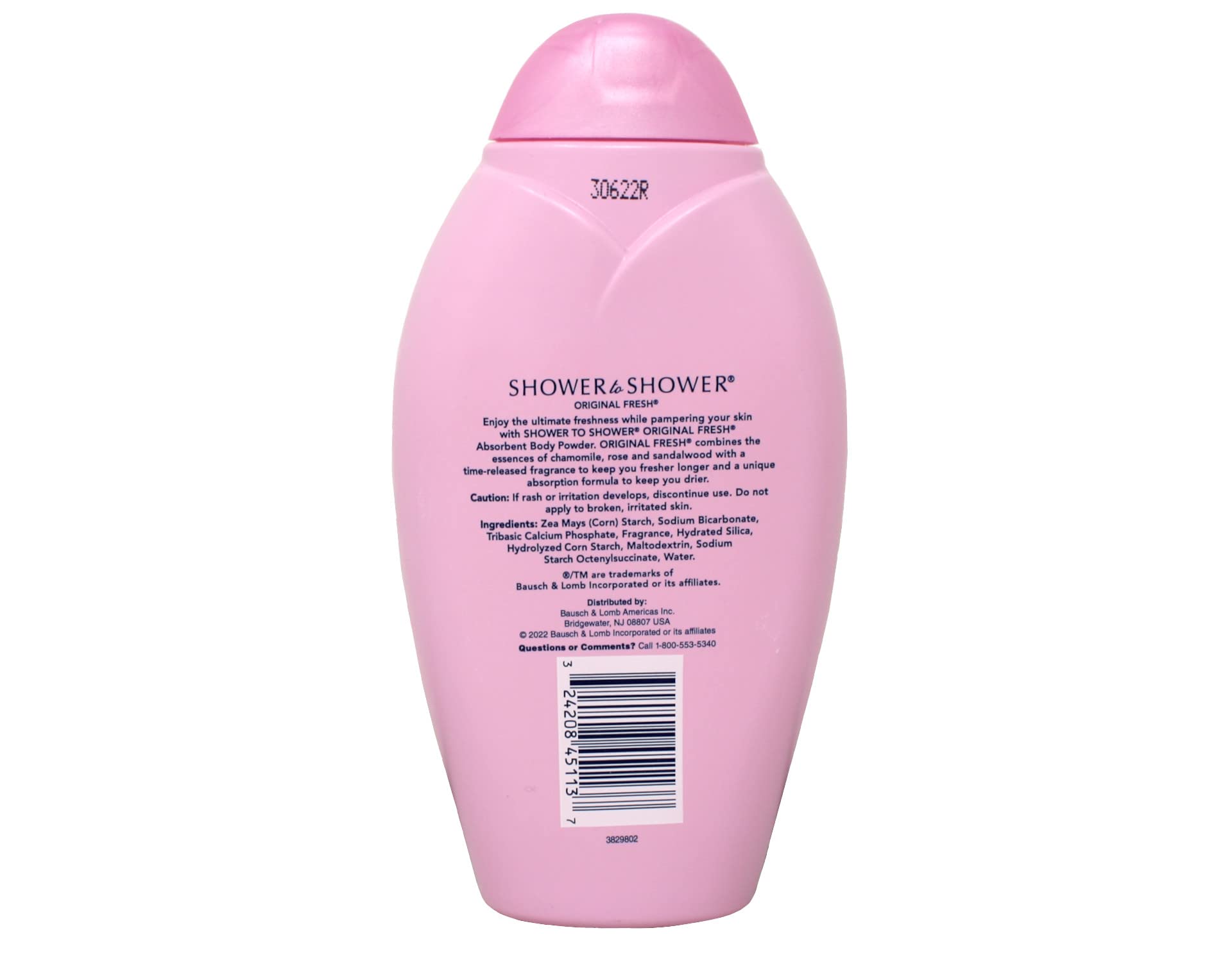 SHOWER TO SHOWER Body Powder Original Fresh 13 oz (Pack of 3)