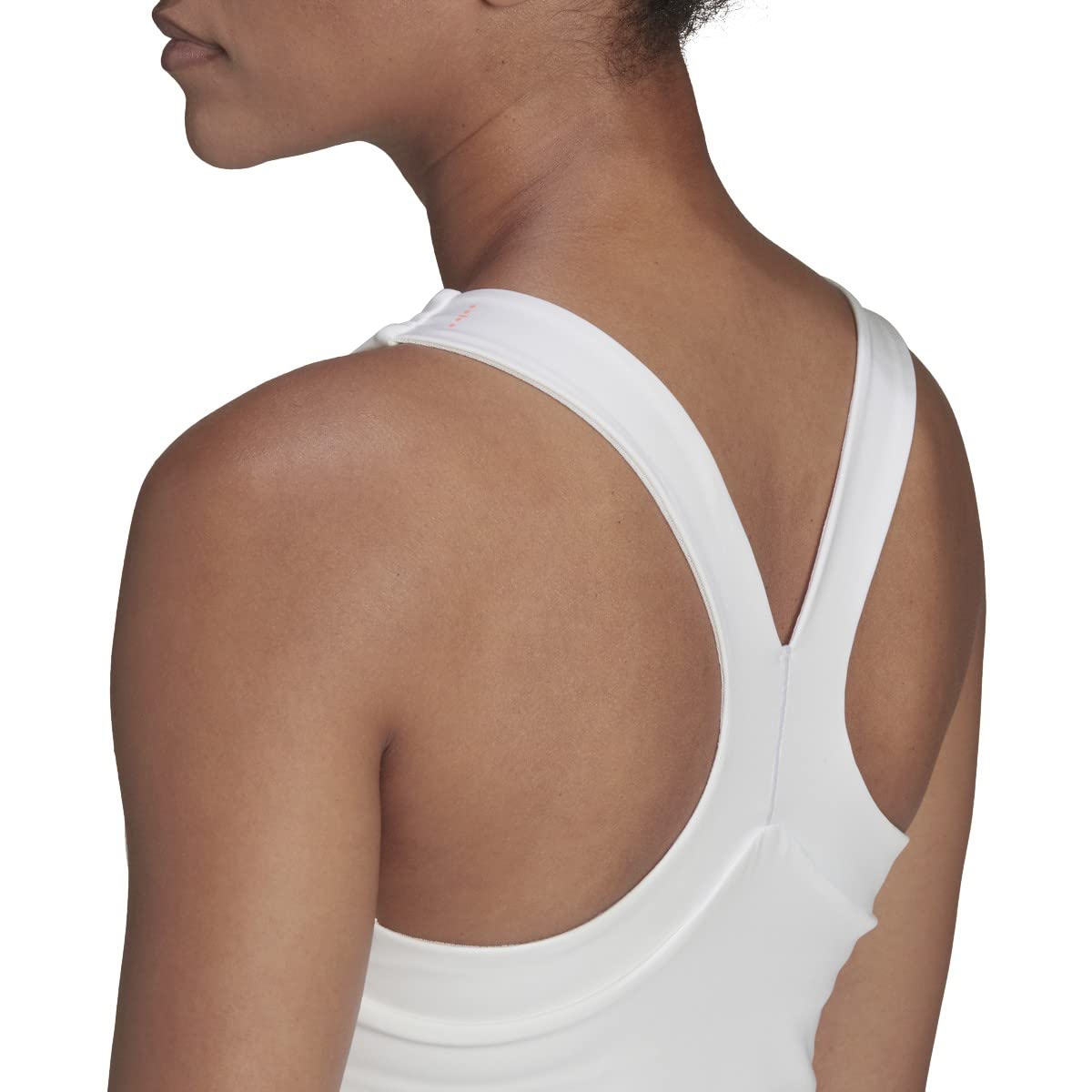 adidas Women's Tennis Y-Tank Aeroready, White, Small