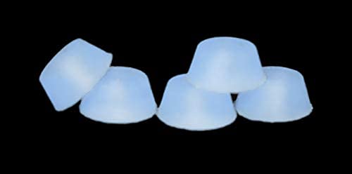 Teak Tuning Bubble Bushings Pro Duro Series in Clear Glow - Loose (61A) - Custom Molded Fingerboard Tuning