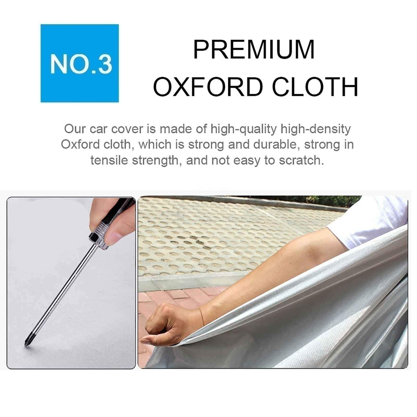Dustproof Waterproof Car Cover Compatible With DS Automobiles DS3 CABRIO DS3 CROSSBACK DS4 CROSSBACK DS5 DS7 CROSSBACK Sun Protection Against Rain Snow Windy ( Color : Black , Size : DS7 CROSSBACK )