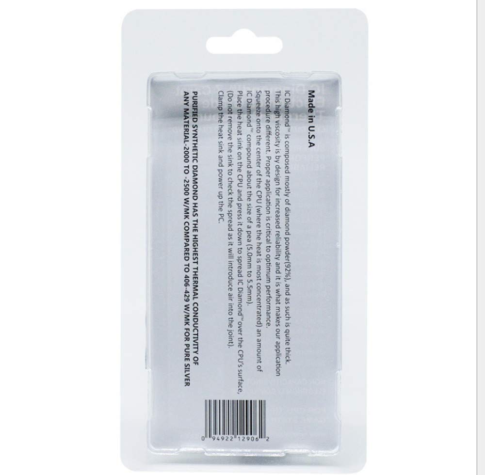 Innovation Cooling Diamond 7 Carat Thermal Compound - 1.5 Grams