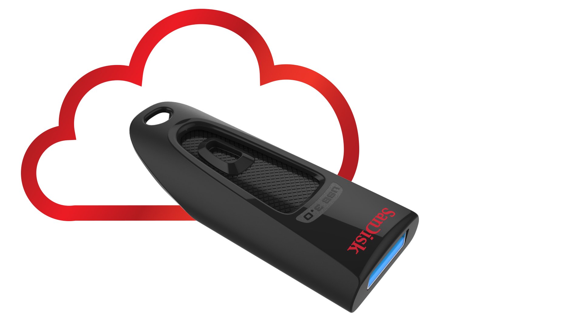 SanDisk SDCZ48-128G-GC46 128GB Ultra USB 3.0 Flash Drive and Cloud
