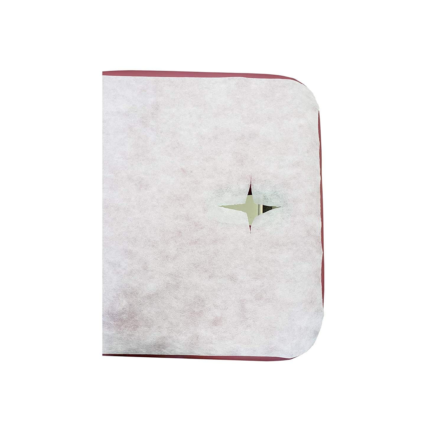 TOA Disposable Exam Table Paper 6 Roll Case - Strong Non Woven Table Paper - Medical Bed Cover - Pre-Cut Paper Sheets with Face Hole - Latex-Free - White Examination Bed Paper - 50 Sheet per Roll
