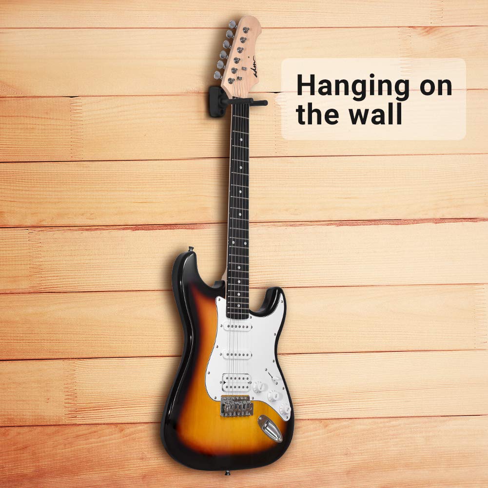 ADM Electric Guitar Beginner Kit 39 Inch Full Size Sunburst, Starter Package with Amplifier, Bag, Strap, String, Tuner, Cable and Picks (Sunburst)