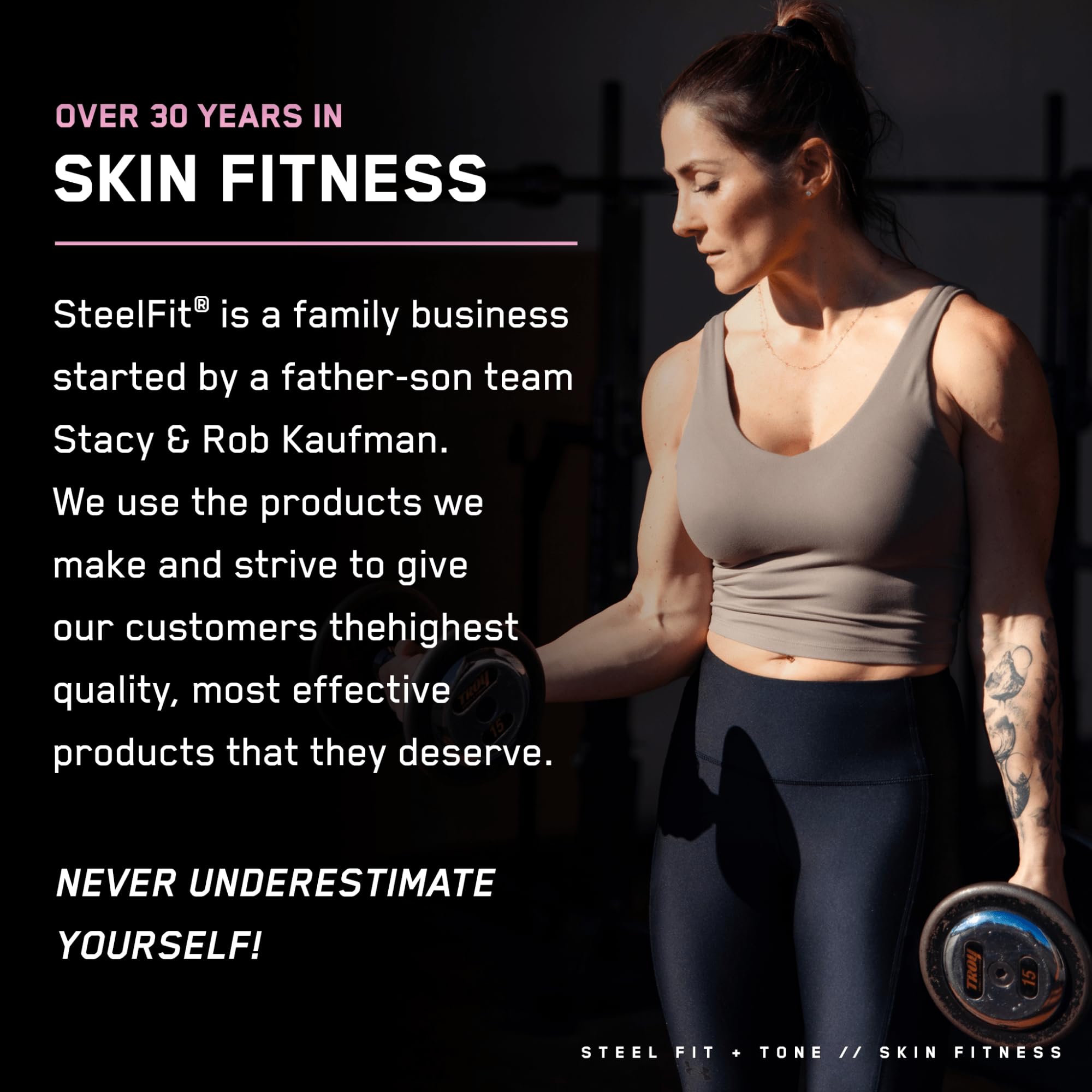SteelFit Buns of Steel Cellulite Cream | 30-45 Days of Supply | Heat-Activated Maximum Definition Cream for Tight & Toned Glutes | Firming Body Lotion for Pre & Post Workout