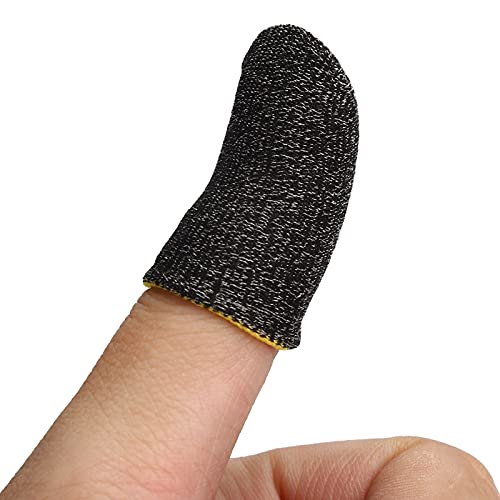 Jopwkuin Game Control Sleeves, Durable Lightweight and Portable Game Finger Sleeves for Family for Mobile Game