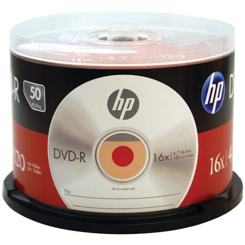 HP 4.7GB 16X DVD-R Spindles