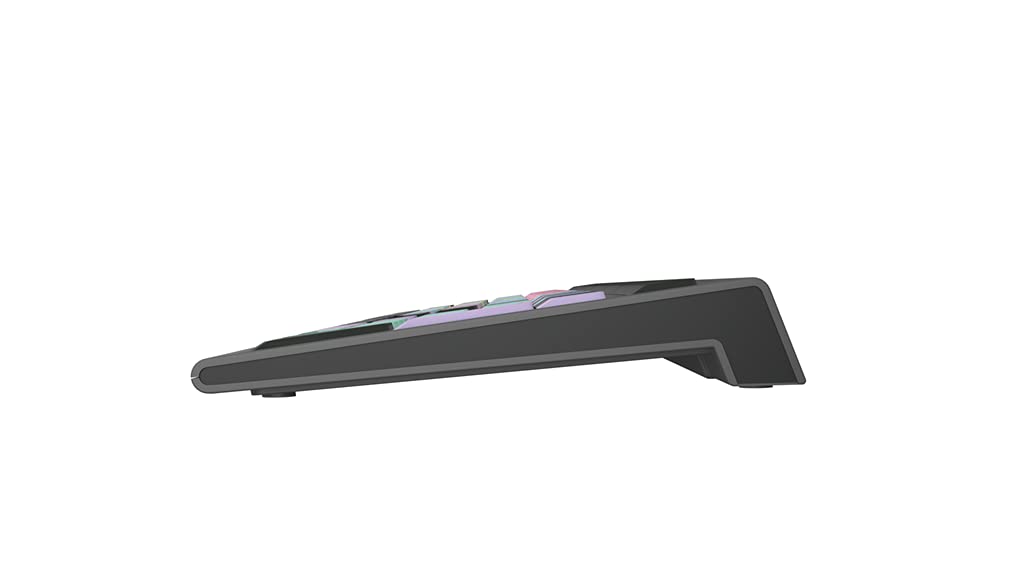 LogicKeyboard Mac Wired Backlit Keyboard Compatible with Final Cut Pro X- Astra Series- Part Number: LKBU-FCPX10-AMBH-US