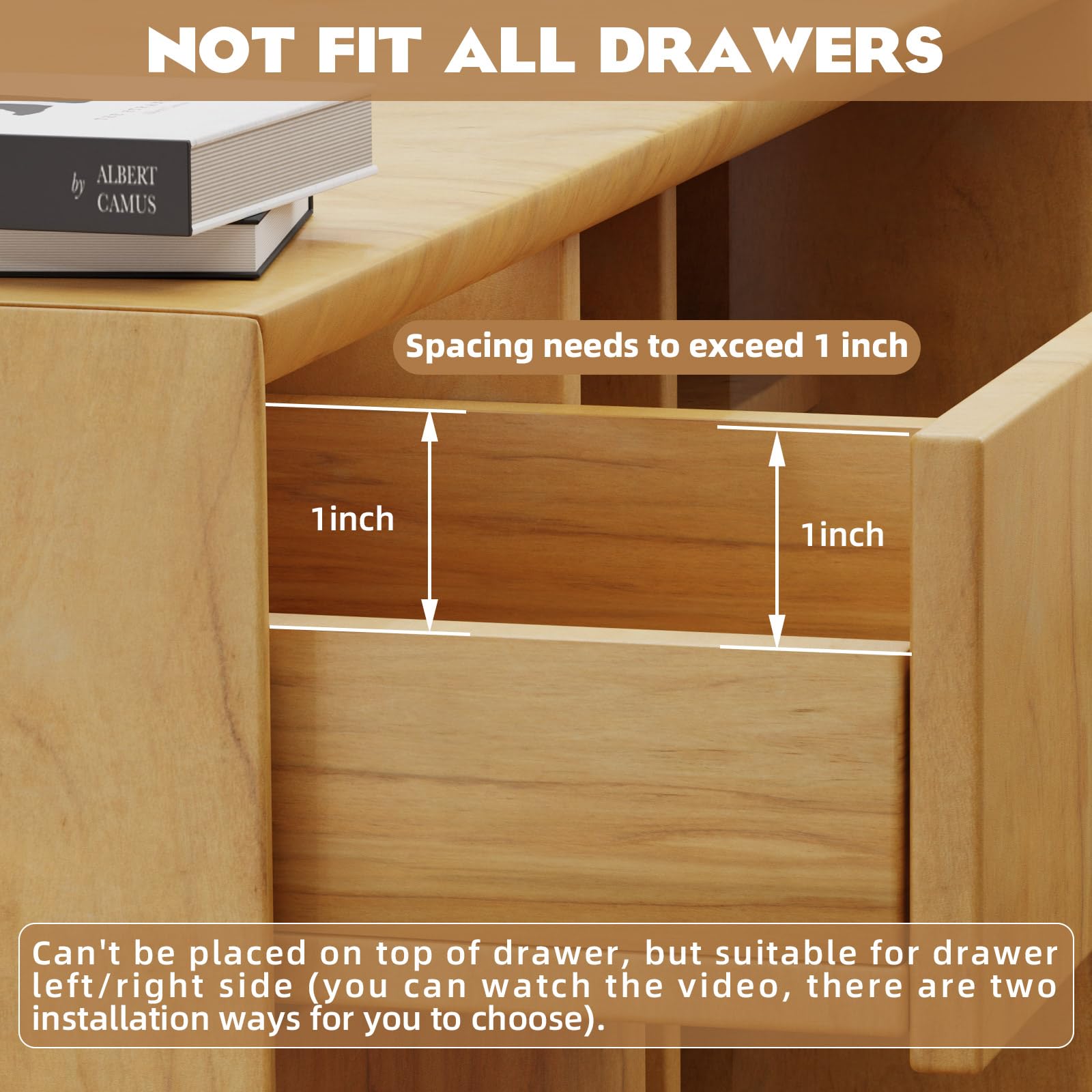 Baby Proofing Drawer Locks,Child Safety Locks(12 Pack),Slider Unlock Invisible Drawers Latches with 3M Strong Adhesive