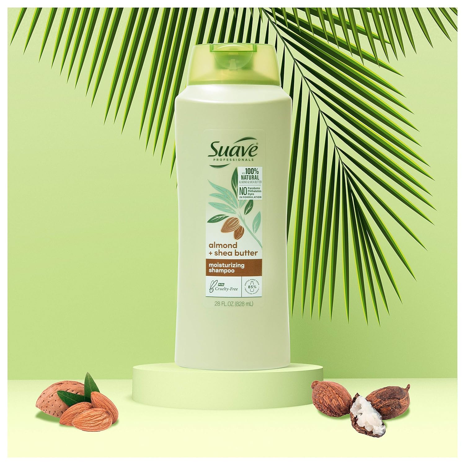 Suave Professionals Moisturizing Shampoo Almond+Shea Butter 32 oz (Pack of 3)