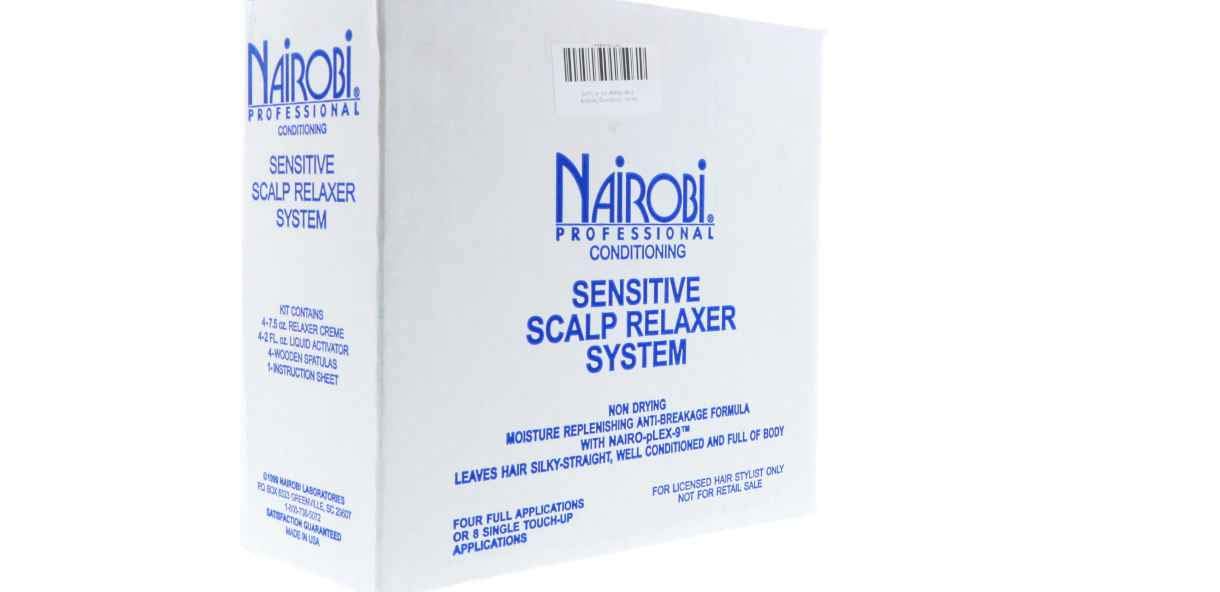 Nairobi Conditioning Sensitive Scalp Hair Relaxer Kit, 4 Count by Nairobi