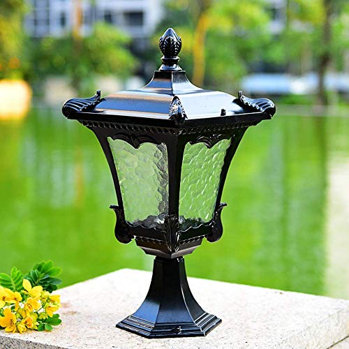 E27 Outdoor Column Lights Industrial Metal Aluminum Post Lights Garden Home Courtyard Street Community Lighting Pillar Lamps