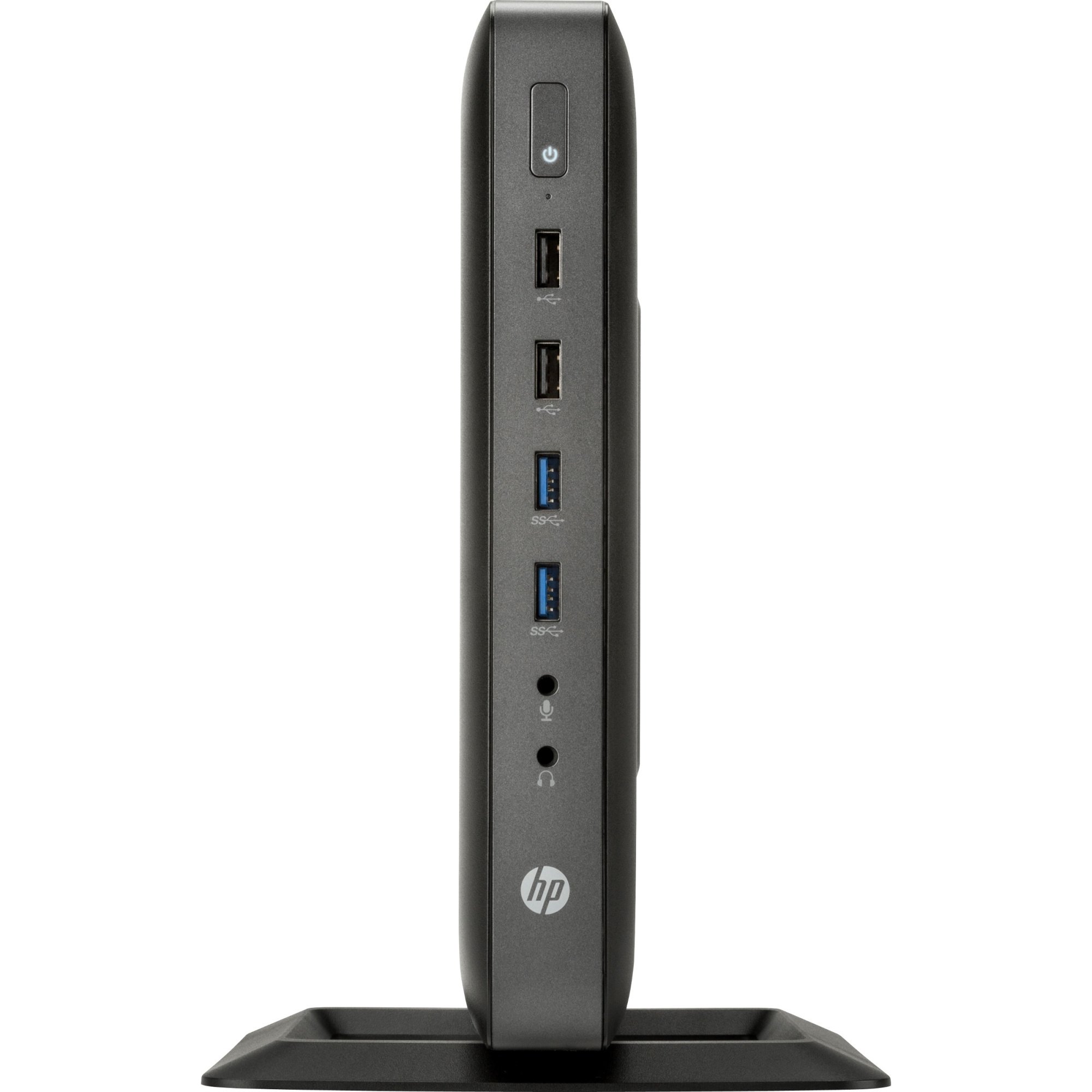 HP G4V28UT#ABA Flexible Thin Client T620 Tower Desktop, 4 GB RAM, 16 GB SSD, AMD Radeon HD 8330E, Black