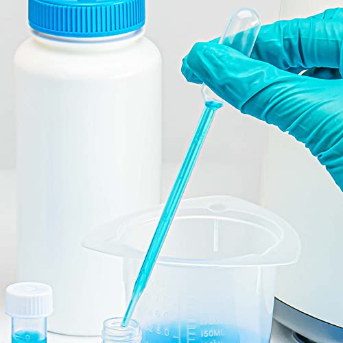 Globe Scientific 137038 LDPE Graduated Transfer Pipet, Large Bulb, Sterile, Individually Wrapped, Cellophane Pack, 145mm Length, 5.0mL Capacity (Case of 400)
