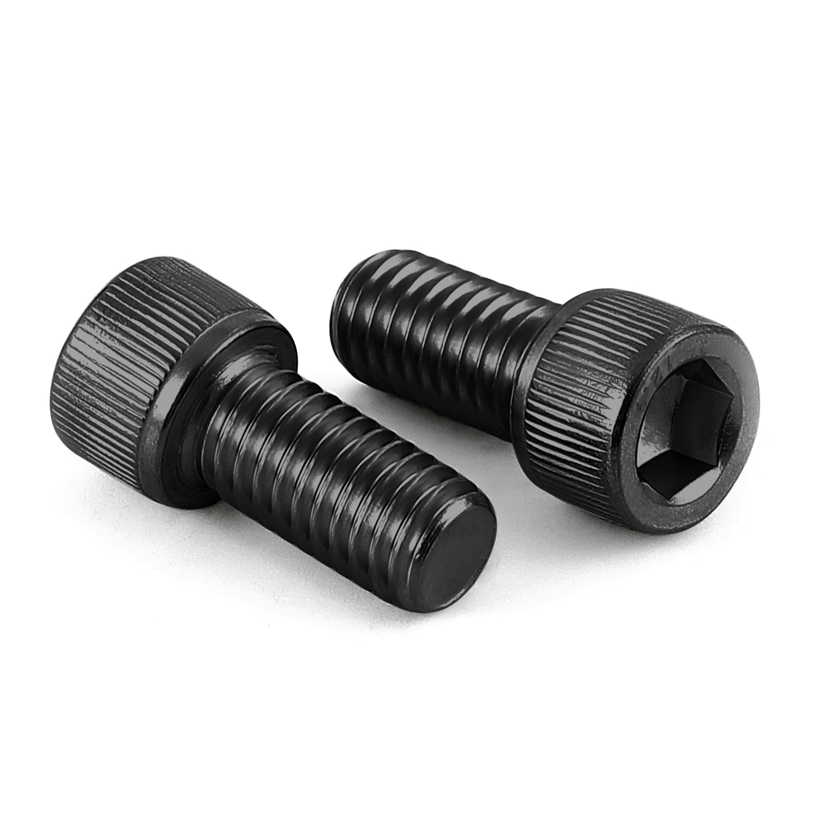 M8-1.25 x 20mm (10mm to 120mm Available) Socket Head Cap Screws, Allen Socket Drive, 12.9 Alloy Steel, Full Thread, Black Oxide, 20 PCS