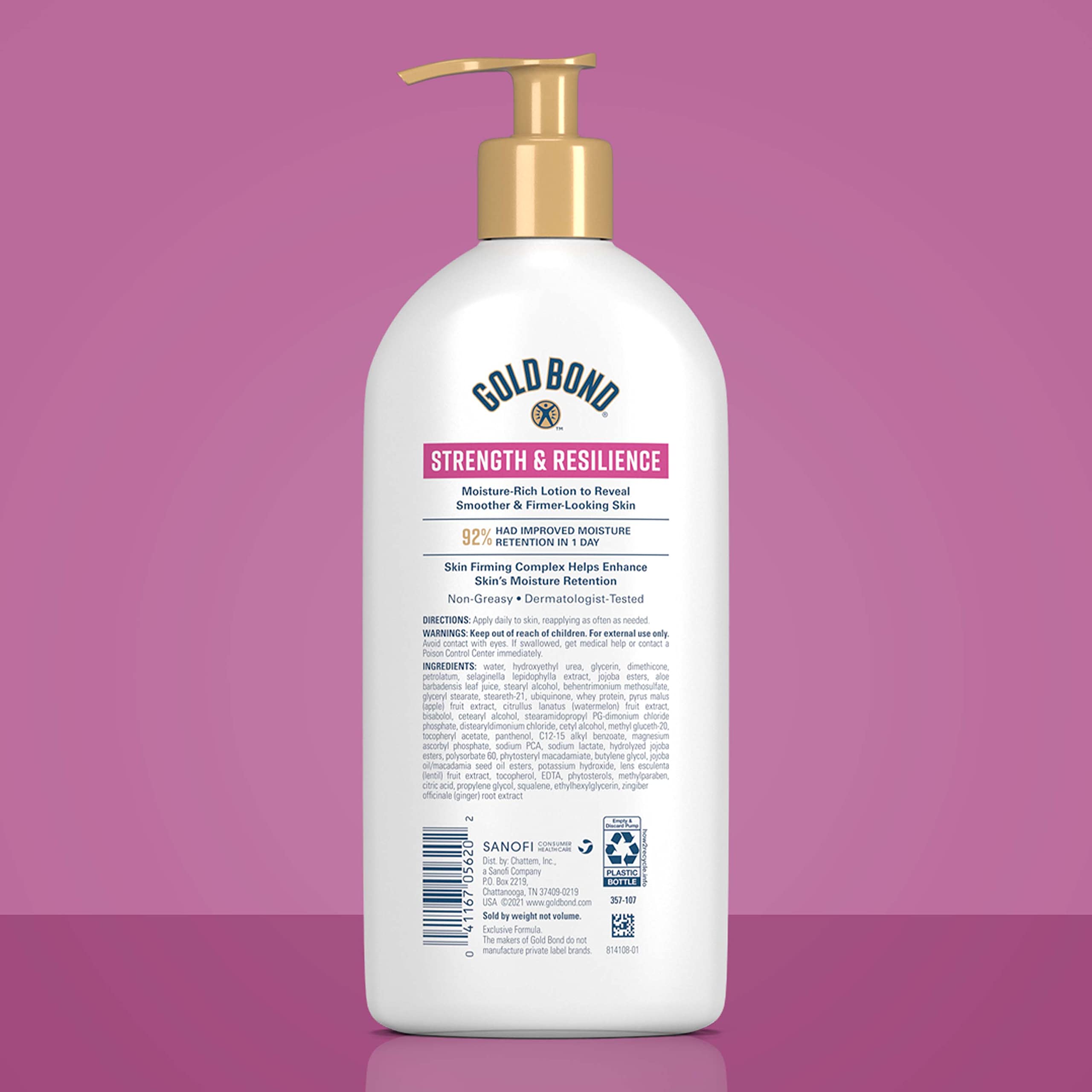 Gold Bond Age Renew Strength & Resilience Lotion, 13 oz., With Proteins & Lipids for Aging & Mature Skin