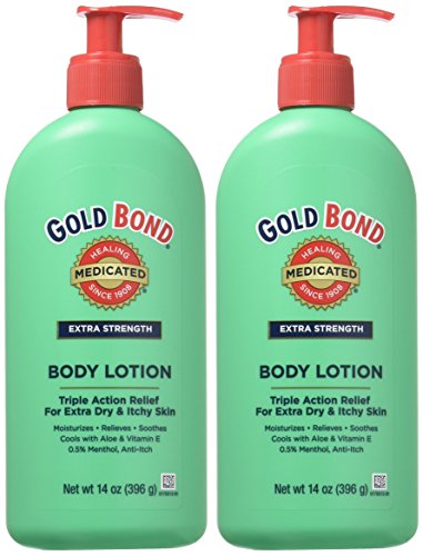 Gold Bond Med Lot Xs Size 14z Gold Bond Extra Strength Medicated Body Lotion For Extra Dry & Itchy Skin (pack of 2)