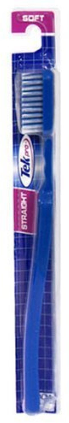 Tek Pro Toothbrush Soft Straight 1 Each (Pack of 7)