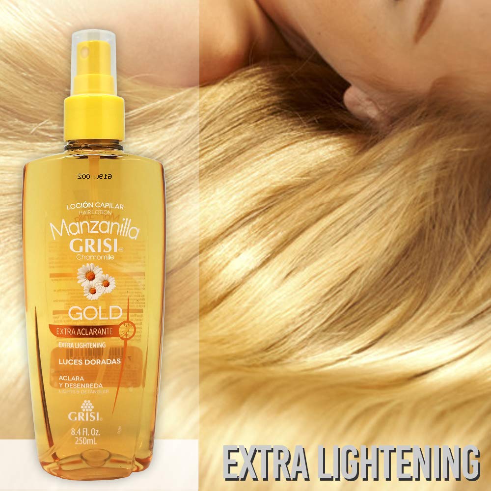 Grisi Chamomile Hair Lotion Manzanilla Lightens & Detangles 8.4 oz.. (2 Pack).. HPVagr by Grisi