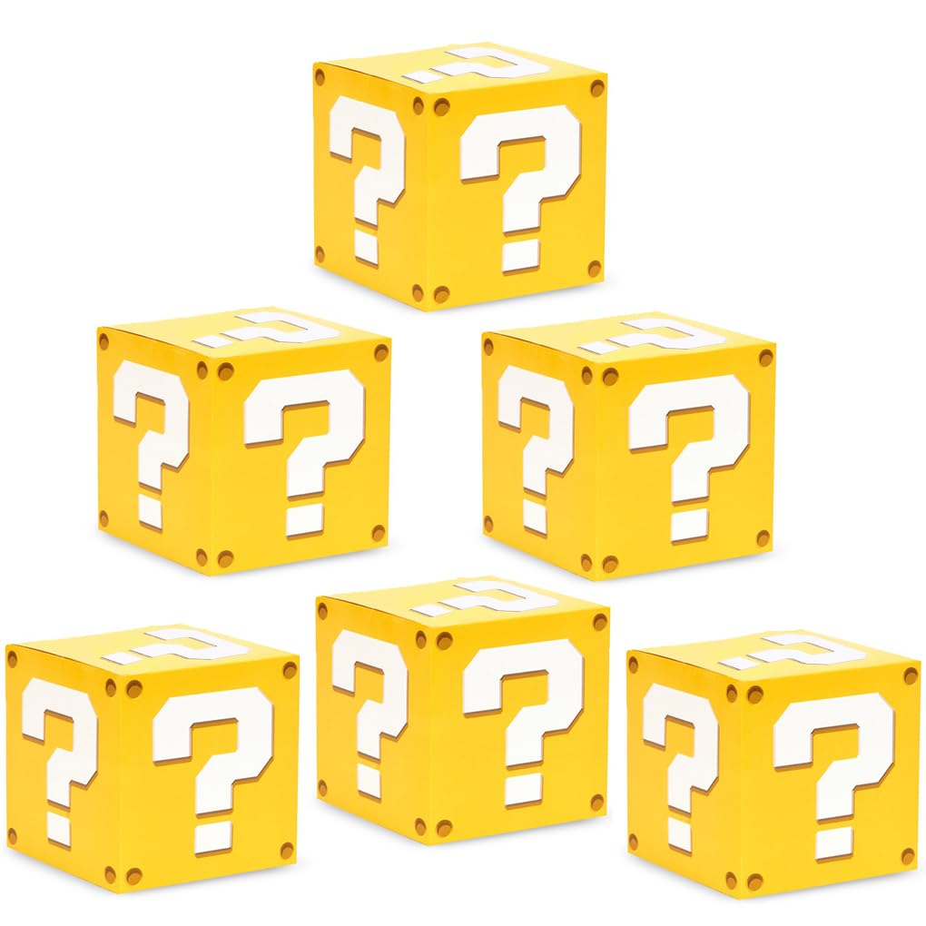PARTVON Video Game Treat Box 24 PCS Party Favor Boxes Party Supplies for Video Game Theme Party Decorations