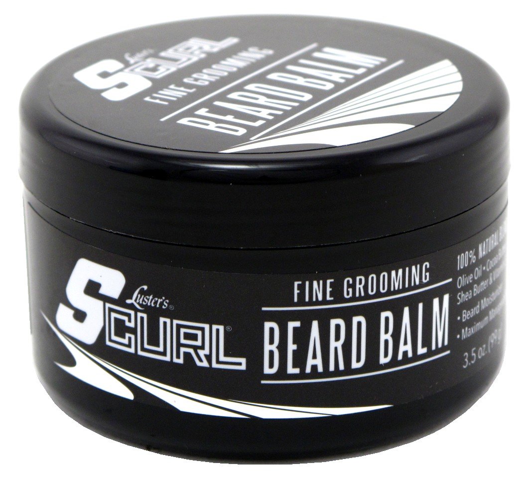 Lusters S-Curl Beard Balm 3.5 Ounce (Pack of 3)