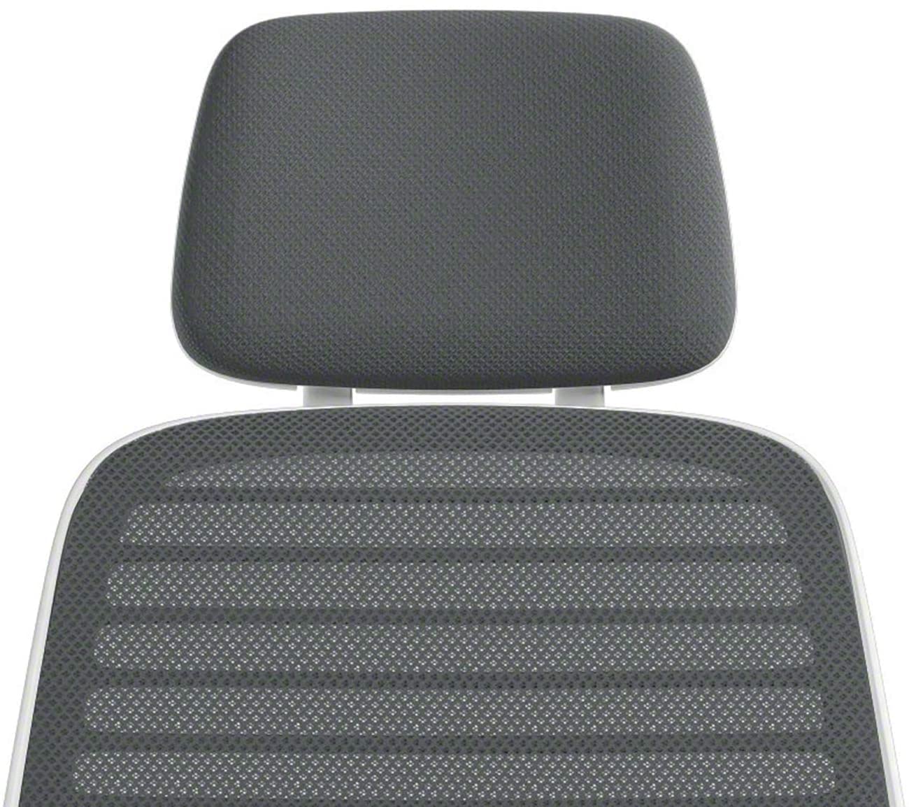 Steelcase Series 1 Headrest ONLY, Graphite Frame with 3D Microknit Fabric (Nickel)